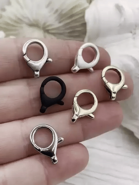 16mm Brass Lobster Clasp, Small Claw Clasp, Spring Hook Lobster Clasp ...