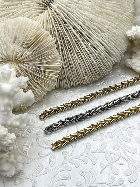 Wheat Chain, Rope Chain 6mm , Braided Wheat Chain, Chunky Rope Chain ...