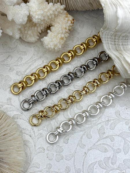 Mixed Link Cable Chain Electroplated Base Metal, Statement Chain By th ...