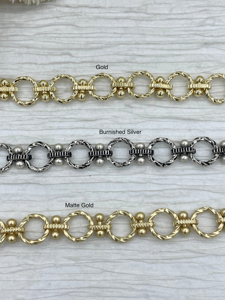 Link Cable Chain, by the foot Electroplated Zinc Alloy Statement chain ...