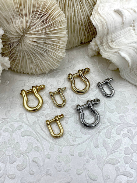 BRASS U Lock Clasp With Screw, U Shape Shackle, , U Fastener, Marine ...
