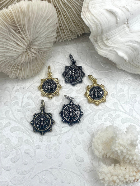 French Bee Replica Coin, Reproduction Bee Coin, Bee Coin Pendant ...